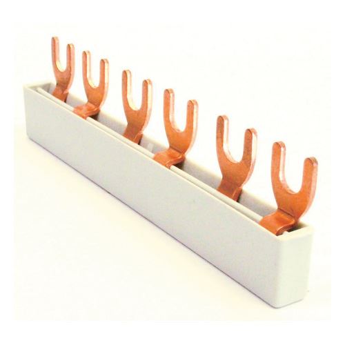 ABB - Barre de pontage 2P (L1,L2), fourche, 10 mm², 18 mod, L=322mm ...