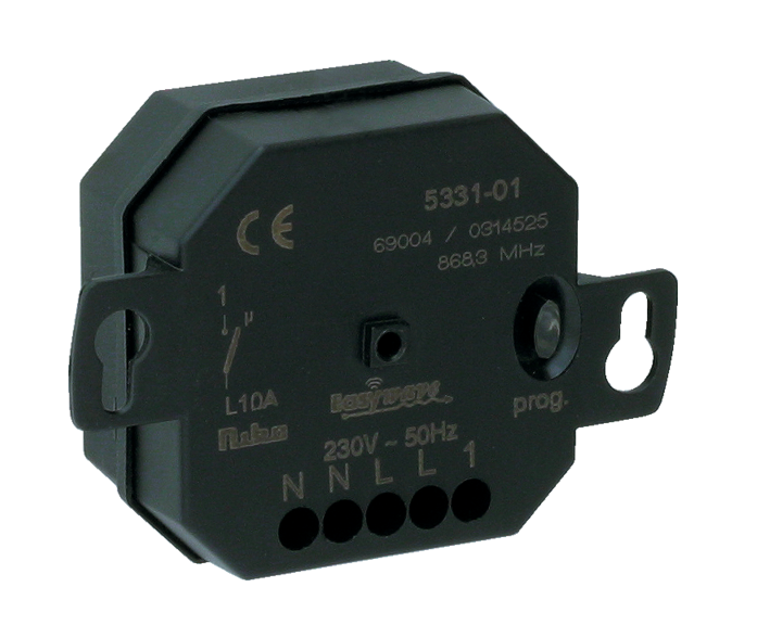 Niko, Enkelpolige 1-kanaals inbouw RF-ontvanger