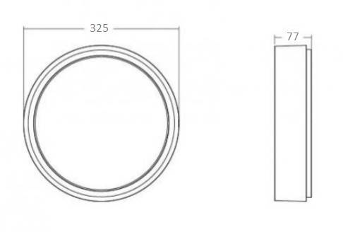 SG LIGHTING - FRAME ROUND MAXI