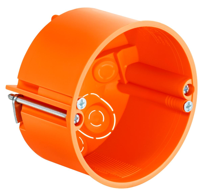 Hollewand inbouwdoos, Perilex, met schroeven