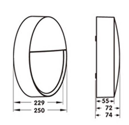 UNI-BRIGHT - Moon Premium Opbouwtoestel Wand - Diameter 250Mm - 12W ...
