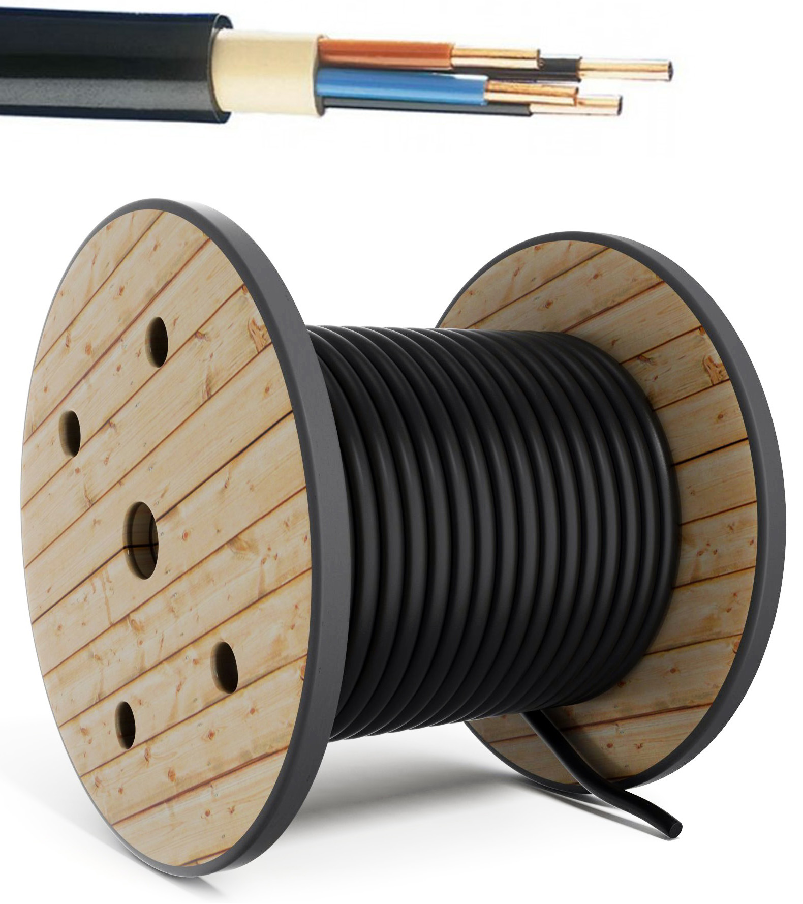 Câble EXVB 4x25 mm² - au mètre ou en rouleau - EXVB4X25